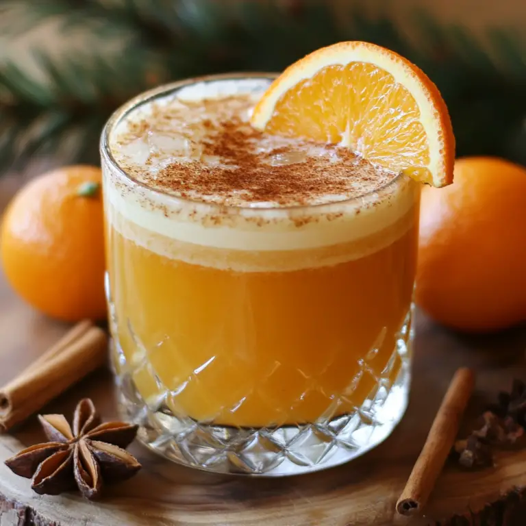 Warm Cinnamon Orange Delight Mocktail