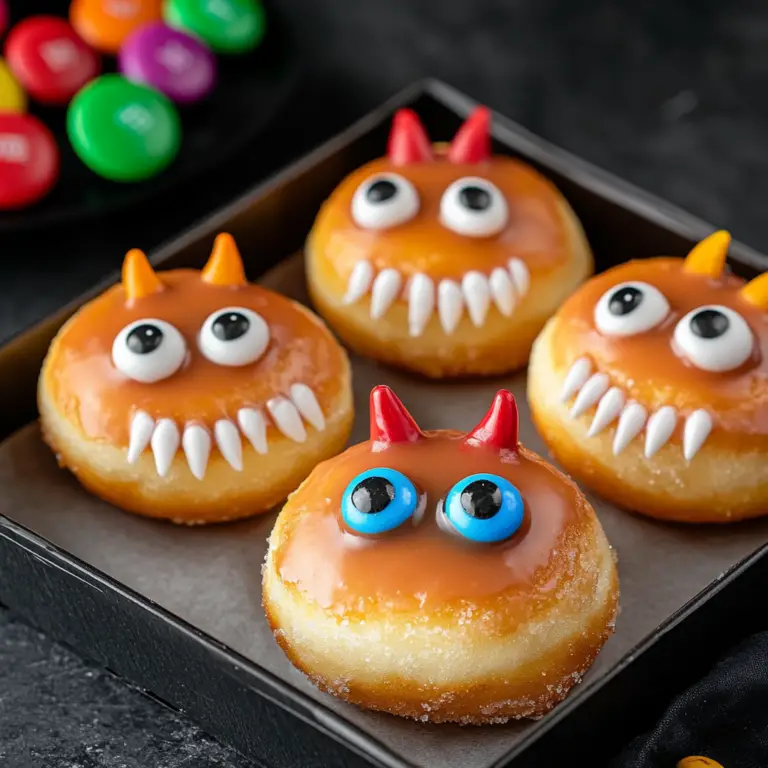 Halloween Monster Donuts